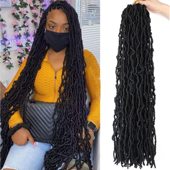 Hair | 3 7 Packs Soft Locs Crochet Hair 30 Inch Faux Locs Pre Looped ...